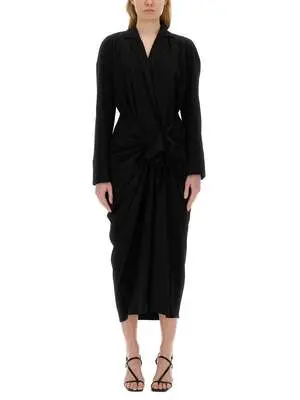 Dries Van Noten Midi Dress - Black