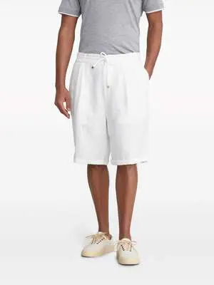 Brunello Cucinelli Linen Bermuda Shorts - Multicolor