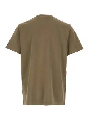 A.p.c. Cotton Crew Neck T-shirt With Logo Lettering - Multicolor