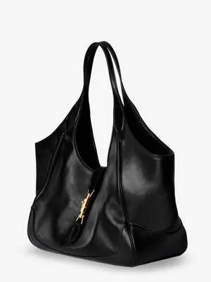 Gucci Leather Shoulder Bag - Black