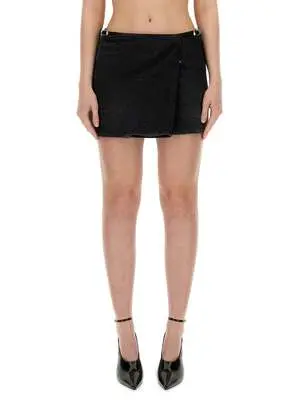 Givenchy Voyou Wrap Skirt - Black