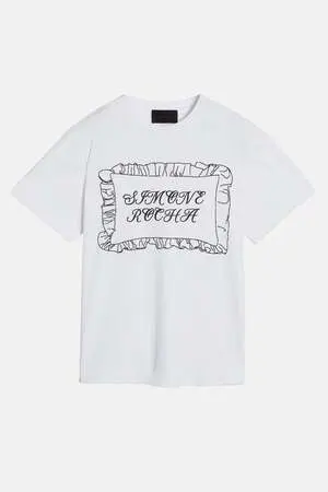 Simone Rocha Short-sleeved T-shirt With Pillowcase Logo Print - Multicolor