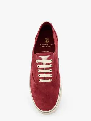 Brunello Cucinelli Suede Lace-up Sneakers - Multicolor