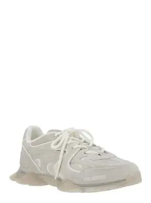 Axel Arigato Grey Suede Sneakers With Logo Lettering - Multicolor