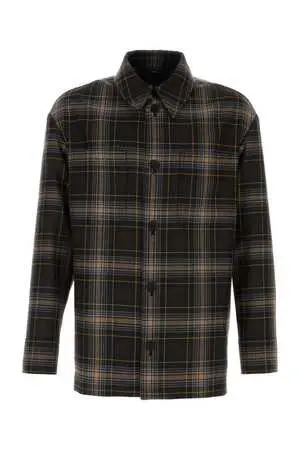 Fendi Embroidered Wool Shirt - Multicolor