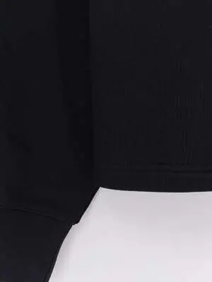 Alaïa Boatneck Cotton Sweatshirt With Logo Detail - Multicolor