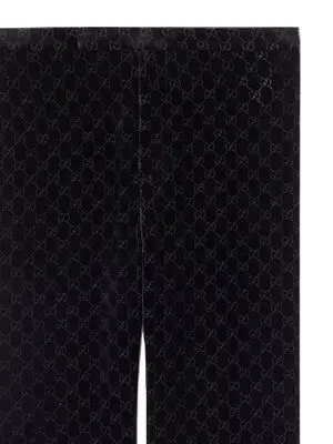 Gucci Gg Velvet Trousers - Multicolor