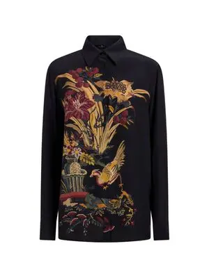 Etro Printed Silk Shirt - Multicolor