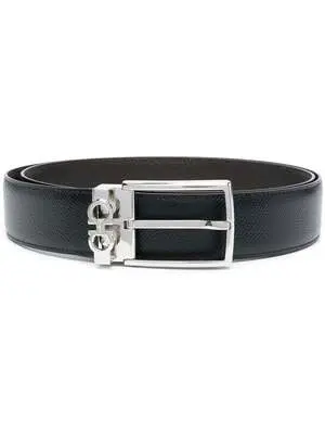 FERRAGAMO Gancini Leather Belt - Multicolor