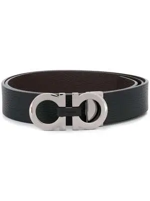 FERRAGAMO Gancini Leather Belt - Multicolor