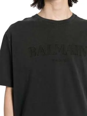 Balmain T-shirt With Vintage Embroidery