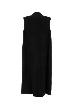 JIL SANDER Sleeveless Gilet With Oversized Button Detail - Multicolor