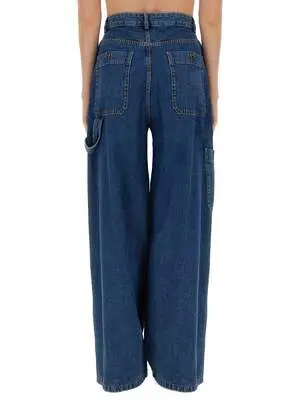 Etro Wide Leg Jeans - Blue