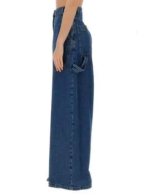 Etro Wide Leg Jeans - Blue