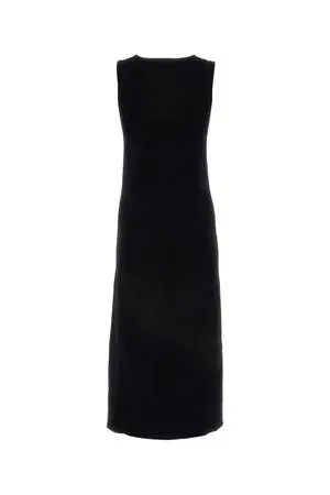 JIL SANDER Stretch Cotton Blend Dress - Black
