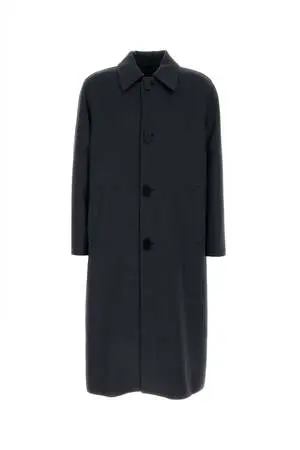 Fendi Ff Coat With Back Slits - Multicolor