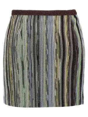 Missoni Caperdoni" Mini Skirt With Lamé Filaments