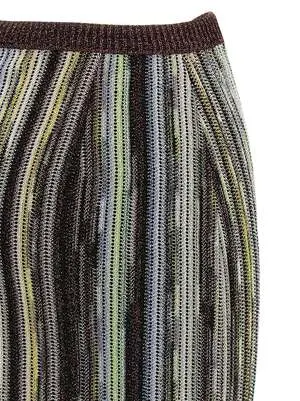 Missoni Caperdoni" Mini Skirt With Lamé Filaments
