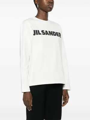 JIL SANDER Logo Print Cotton T-shirt - Multicolor
