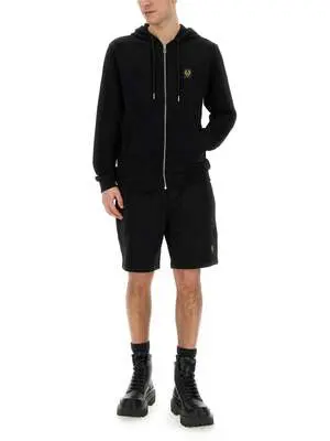 Belstaff Logo Detail Shorts - Black
