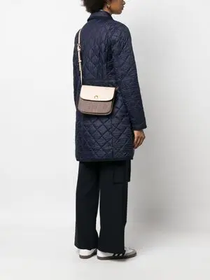 Etro Paneled Shoulder Bag With Paisley Print - Multicolor