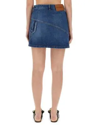 JW Anderson Denim Mini Skirt - Blue