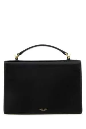 GOLDEN GOOSE Leather Venezia Handbag - Black