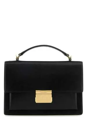 GOLDEN GOOSE Leather Venezia Handbag - Black