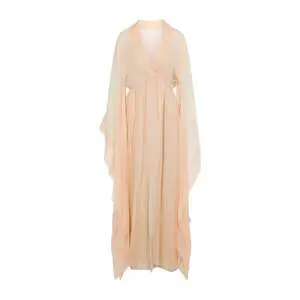 Alberta Ferretti Silk Chiffon Maxi Dress - Multicolor