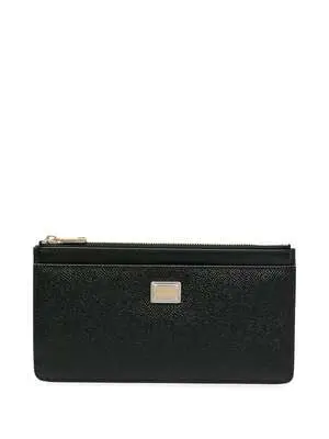 Dolce & Gabbana Dolce & Gabbana Women Coin Purse With Logo Plaque Black