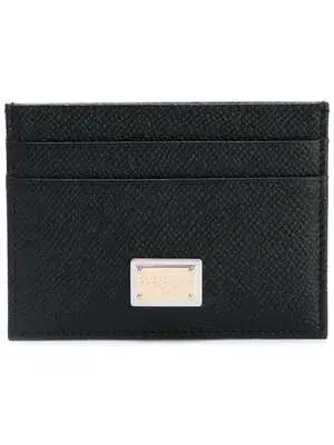 Dolce & Gabbana Card Holder With Logo - Black