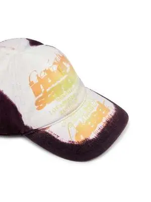 DIESEL® Cotton Baseball Cap With Logo