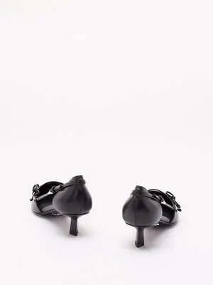 Prada Leather Pumps With Bow Detailing - Multicolor