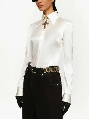 Dolce & Gabbana Logo Plaque Belt