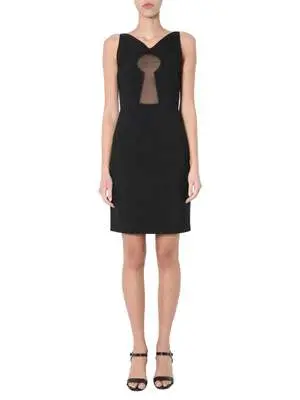 Moschino Pencil Dress With Keyhole Detail