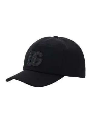 Dolce & Gabbana Cotton Baseball Cap With Logo Patch - Multicolor