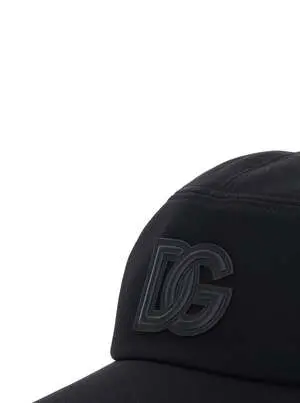 Dolce & Gabbana Cotton Baseball Cap With Logo Patch - Multicolor