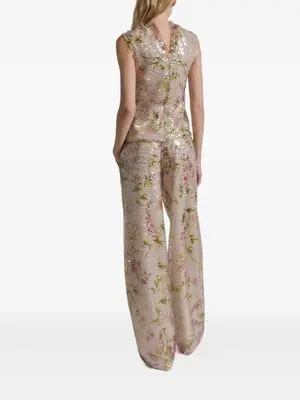 Alberta Ferretti Sequined Printed Shirt