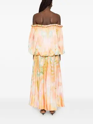 Zimmermann Luna Silk Maxi Dress - Multicolor