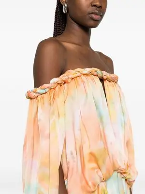 Zimmermann Luna Silk Maxi Dress - Multicolor