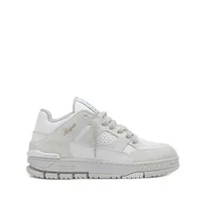 Axel Arigato Off- Paneled Leather And Suede Trainers - White
