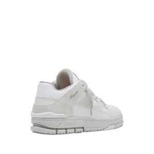 Axel Arigato Off- Paneled Leather And Suede Trainers - White