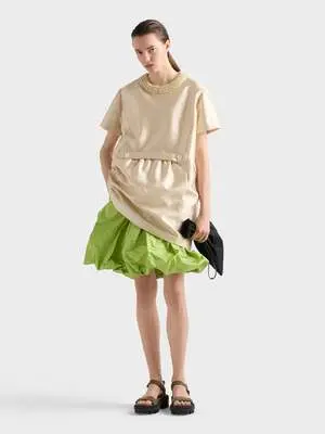 Prada Embroidered Sablé Dress