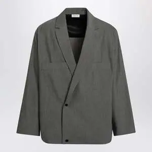 Fear Of God Double-breasted Overshirt In Wool Blend