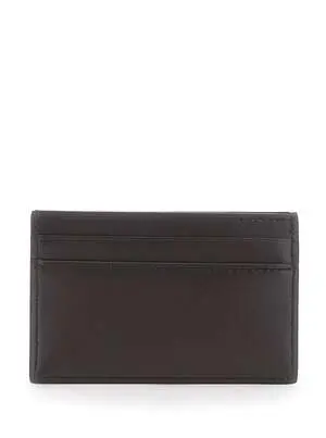Gucci Card Holder With Horsebit On The Front In Leather For - Brown