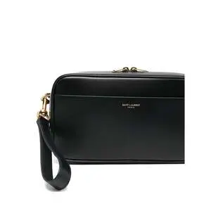 Saint Laurent Leather Wash Bag
