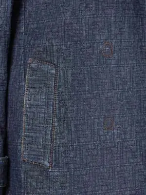 Fendi Padded Denim Caban Jacket