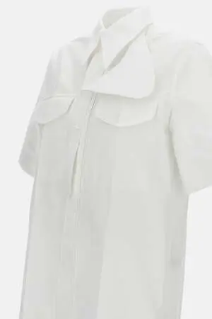 Bottega Veneta Compact Cotton Toile Shirt