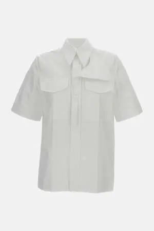 Bottega Veneta Compact Cotton Toile Shirt - Multicolor