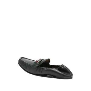 Gucci Leather Horsebit Loafers - Black